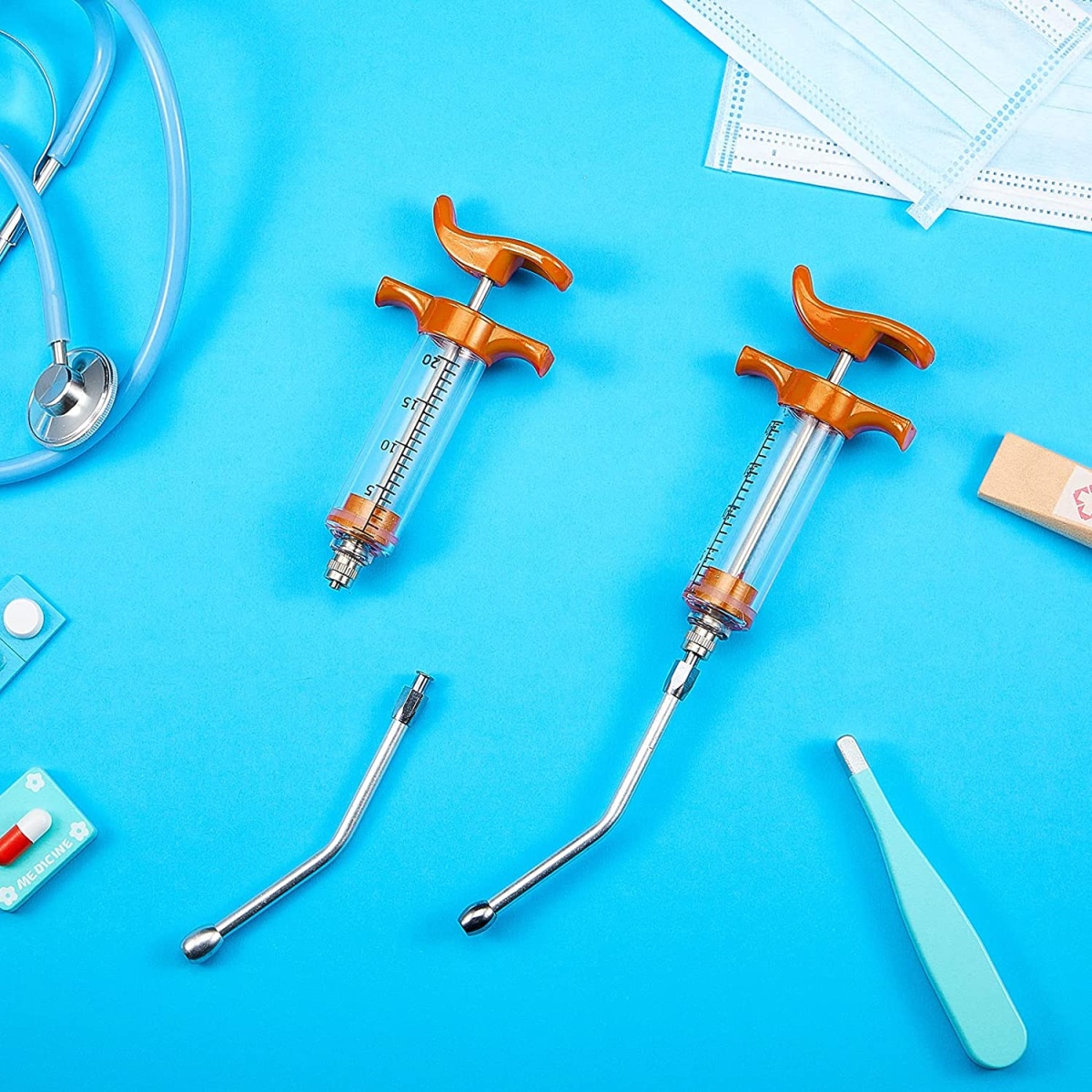 MAS VET 2025 - Nylon Dosing Syringe with Input Cannula